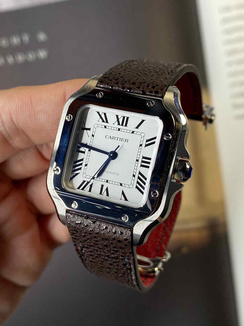 Custom Black Diamond Leather Watch Straps – Atelier KAI