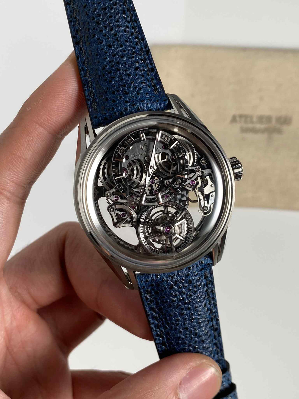 Custom Black Diamond Leather Watch Straps – Atelier KAI